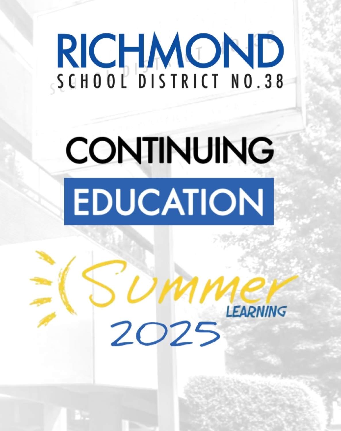 Summer Learning 2025 Richmond Secondary School